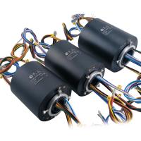 China 50mm Large Aperture Electrical Slip Ring with 6 Circuits, 0-250 RPM Speed, IP51 Rated for Industrial Automation for sale