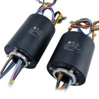 China 50mm Large Aperture Electrical Slip Ring with 6 Circuits, 0-250 RPM Speed, IP51 Rated for Industrial Automation for sale