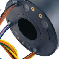 China GK3899-18P Through Bore Electrical Slip Ring 38.1mm Center Hole 18 Channels IP51 Protection 0-250 RPM for sale