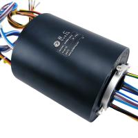 China 38.1mm ID 99mm OD Hollow Slip Ring 24 Channels 250 RPM Rotating Electrical Connector for sale