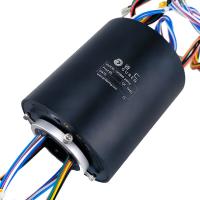 China 38.1mm ID 99mm OD Hollow Slip Ring 24 Channels 250 RPM Rotating Electrical Connector for sale