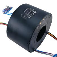 China 50mm ID 119mm OD Hollow Through Bore Electrical Slip Ring with 12 Channels, IP51 Rating, 250 RPM Speed for sale