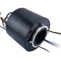 China 50mm Hollow Through Hole Slip Ring with 18 Circuits for Wind Power Generation - 119mm OD, 250 RPM Speed for sale