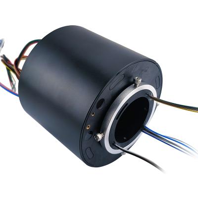 China 50mm Hollow Through Hole Slip Ring with 18 Circuits for Wind Power Generation - 119mm OD, 250 RPM Speed for sale