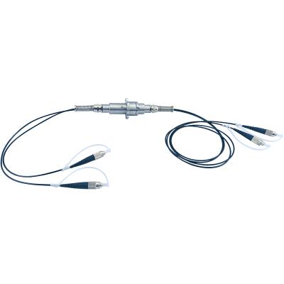 China GXMM-2 Dual-Channel Fiber Optic Slip Ring 300rpm Speed 100 Million Revolutions Lifespan for sale