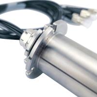 China 38mm Diameter Fiber Optic Slip Ring with 7 Channels, ≤4.0dB Insertion Loss, and >100 Million Revolutions Lifespan for sale