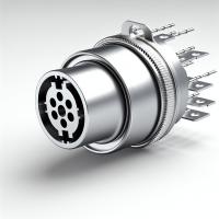 China 38.1mm Through Bore Slip Ring 12-Way Electrical Rotary Connector 99mm OD IP51 Rated 0-250 RPM for sale