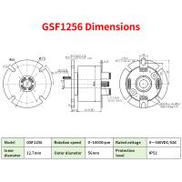 China Flange Type High Speed Conductive Slip Ring - 12.7mm Center Hole, 10000rpm Max Speed, 56mm OD for sale