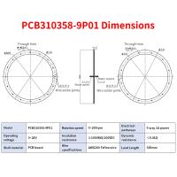 China 305mm Aperture PCB Slip Ring Rotary Joint 9-Way 1A 200RPM for Industrial Automation for sale
