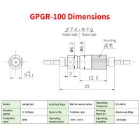 China RG316 Single Channel RF Slip Ring DC-3GHz Frequency 100rpm Speed Aluminum Housing for Radar and Satellite Systems for sale