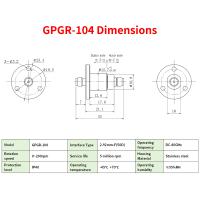 China 2.92mm-F Single Channel RF Slip Ring Connector DC-40GHz Frequency 35mm Length 200rpm Speed for sale