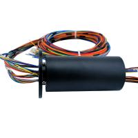 China 36 Way 5A Slip Ring 56mm OD Flange Mount Aluminum Alloy Housing Precious Metal Contact for sale