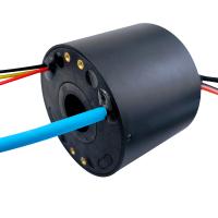 China 3-Way 20A Circuit and Gigabit Ethernet Combination Slip Ring for 10 rpm Industrial Use for sale