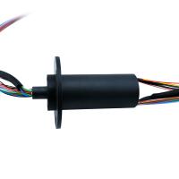China 22mm OD USB 2.0 27-Way Slip Ring Flange Mount 150 rpm 2 Million Cycles for sale