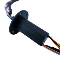 China 22mm OD USB 2.0 27-Way Slip Ring Flange Mount 150 rpm 2 Million Cycles for sale