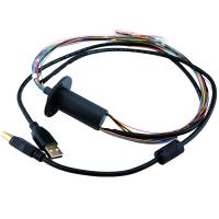 China 22mm OD USB 2.0 27-Way Slip Ring Flange Mount 150 rpm 2 Million Cycles for sale