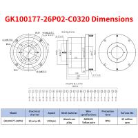 China 26 Way 2A Low Voltage Slip Ring 100mm Inner Diameter Aluminum Alloy Housing for sale