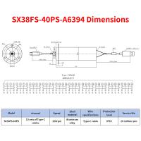 China 10-Channel Type-C Slip Ring with 38mm Outer Diameter and IP65 Waterproof Rating for Industrial Data Transmission for sale