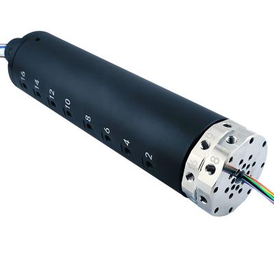China 48mm Pneumatic Slip Ring with 16 Air Channels and 13 Signal Channels for 4-6mm Tubing at 200 RPM for sale