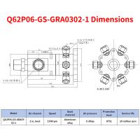 China 2 Inlet 6 Outlet Aluminum Alloy Air Slip Ring 1500rpm High Speed Automation for sale