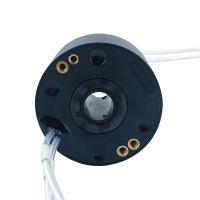 China 6 Channel PT100 Signal Slip Ring 12.7mm Bore 56mm OD Precious Metal Contact Temperature Sensor for sale
