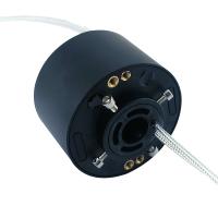 China 6 Channel PT100 Signal Slip Ring 12.7mm Bore 56mm OD Precious Metal Contact Temperature Sensor for sale