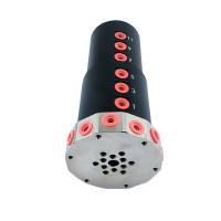 China 12 Circuit 1MPa Rotary Air Slip Ring Side Inlet Outlet 150RPM Compact Aluminum Alloy for sale