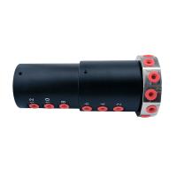 China 12 Circuit 1MPa Rotary Air Slip Ring Side Inlet Outlet 150RPM Compact Aluminum Alloy for sale