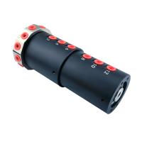 China 12 Circuit 1MPa Rotary Air Slip Ring Side Inlet Outlet 150RPM Compact Aluminum Alloy for sale