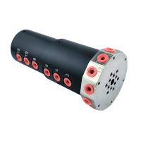 China 12 Circuit 1MPa Rotary Air Slip Ring Side Inlet Outlet 150RPM Compact Aluminum Alloy for sale
