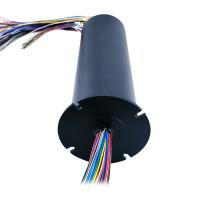 China 130 Channel Electric Slip Ring 86mm OD 100x5A High Current Industrial Rotary Joint for sale