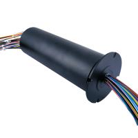 China 130 Channel Electric Slip Ring 86mm OD 100x5A High Current Industrial Rotary Joint for sale