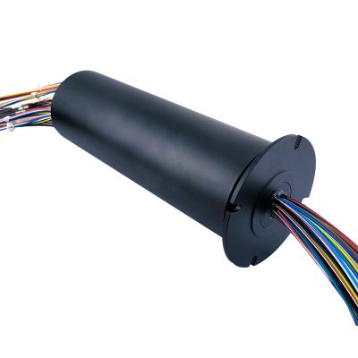 China 130 Channel Electric Slip Ring 86mm OD 100x5A High Current Industrial Rotary Joint for sale