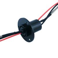 China 4 Channel 485 Signal 2 Channel 15A Cap Type Combination Slip Ring 22mm OD for sale