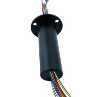 China 56 Channel 2A Flange Slip Ring Gold Gold Contact 250RPM 240V for Precision Rotating Equipment for sale