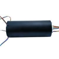 China 50 Way Through Bore Electrical Slip Ring 25.4mm Inner Diameter Aluminum Alloy Housing 2A 220V for sale