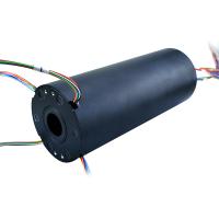 China 50 Way Through Bore Electrical Slip Ring 25.4mm Inner Diameter Aluminum Alloy Housing 2A 220V for sale