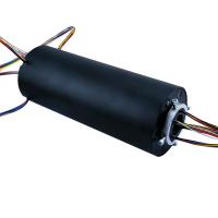 China 50 Way Through Bore Electrical Slip Ring 25.4mm Inner Diameter Aluminum Alloy Housing 2A 220V for sale