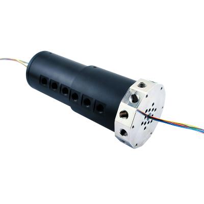 China 12-Channel Pneumatic and 12-Channel Electrical Integrated Slip Ring 200 RPM 0.8 MPa for Automation Equipment for sale