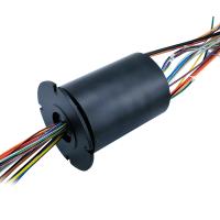 China 43 Channel High Power Industrial Slip Ring 20A 2A 485 Signal 300 RPM Flange for sale