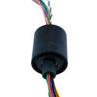 China Encoder Signal Capsule Slip Ring 22mm OD 4-Channel 4A Power Gold-Gold Contact for Robotic Joints for sale