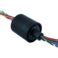 China Encoder Signal Capsule Slip Ring 22mm OD 4-Channel 4A Power Gold-Gold Contact for Robotic Joints for sale