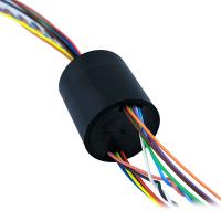 China Encoder Signal Capsule Slip Ring 22mm OD 4-Channel 4A Power Gold-Gold Contact for Robotic Joints for sale