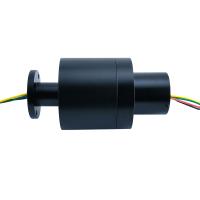 China 1000V High Voltage Flanged Slip Ring 7.5A 250 RPM Precious Metal Contacts for sale