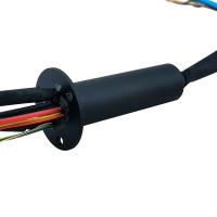 China 26 Channel Gigabit Ethernet Slip Ring 25mm Aluminum Alloy 250rpm for sale