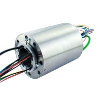 China 25-Channel IP67 Waterproof Slip Ring 50mm ID Stainless Steel Rotary Electrical Connector for sale