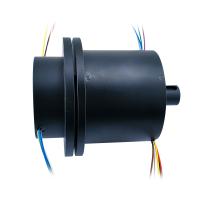 China 10 Way 5A Flange Mount Slip Ring Aluminum Alloy Housing 250 RPM 220V for sale