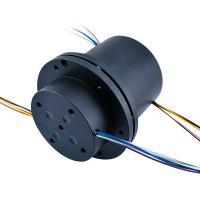 China 10 Way 5A Flange Mount Slip Ring Aluminum Alloy Housing 250 RPM 220V for sale