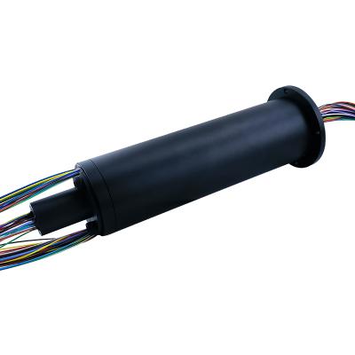 China 75-Way Rotary Conductive Slip Ring 50mm Flange 75 Channels 5A 2A 250 RPM 220V for sale