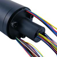 China 75-Way Rotary Conductive Slip Ring 50mm Flange 75 Channels 5A 2A 250 RPM 220V for sale